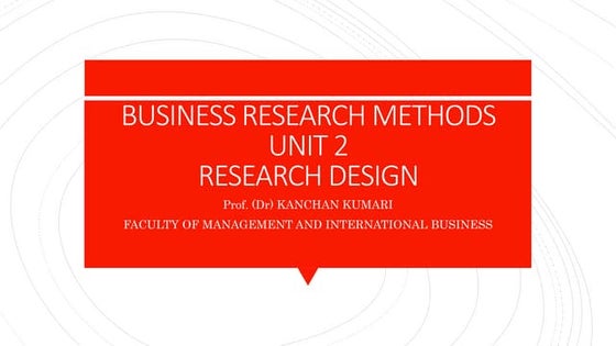 Chapter 2 Qualitative Research Design | PPT