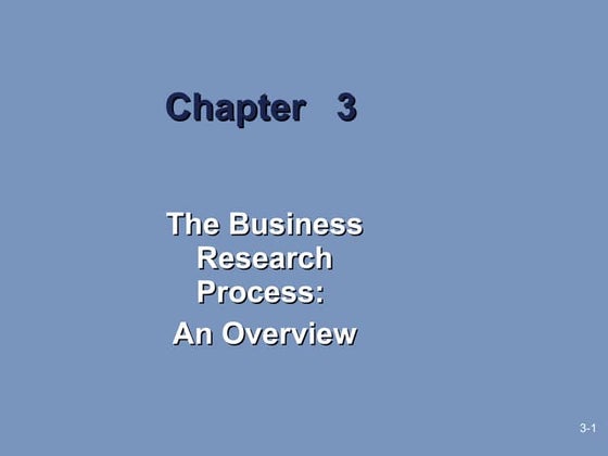 Chapter3 - Research Methods for Business By Authors Uma Sekaran and Roger Bougie | PPT
