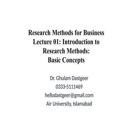BRM lecture chapter #1 Introduction.pptx