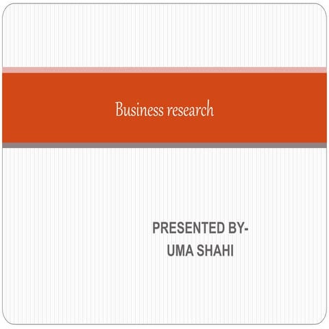 Business Research | PPTX