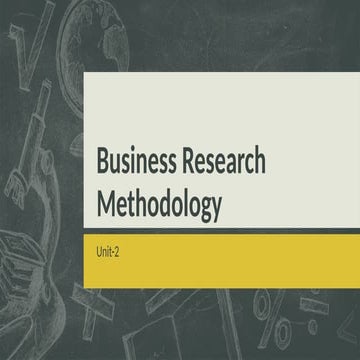 Business Research Methodology Unit-2.pptx