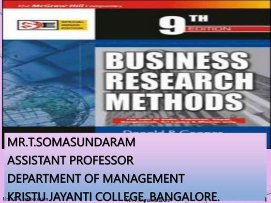 Business Research Methods Unit 1 notes | PDF