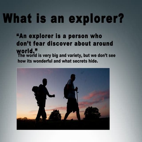 Brînza alina ppt i am explorer | PPT
