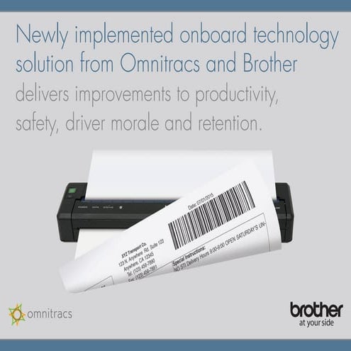 Newly Implemented Onboard Technology Solutions from Omnitracs and ...