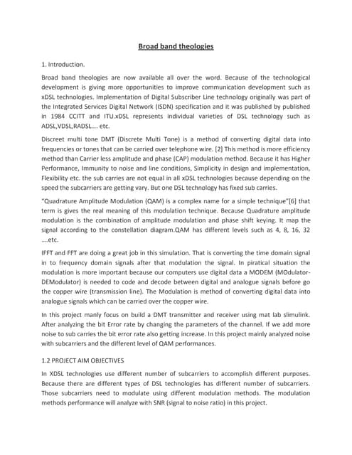 dsl (digital subscriber line) | PPTX