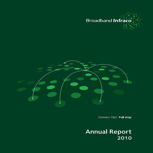 Broadband infraco annual report 2010 | PDF