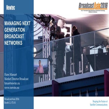 Managing Next Generation Broadcast Networks | PDF