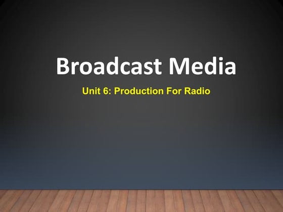 Techniques of writing of script for radio and tv | PPT