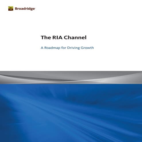 The RIA Channel: A Roadmap for Driving Growth | PDF