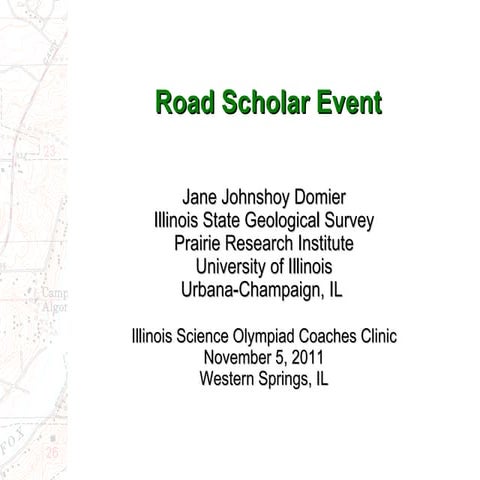 (B) road scholar | PPT