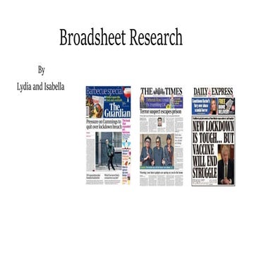 Broadsheet Newspaper Covers.pptx