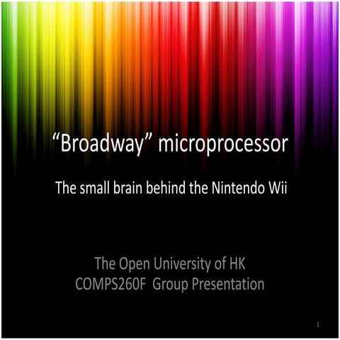 Broadway microprocessor | PPSX | Computer Peripherals | Computing