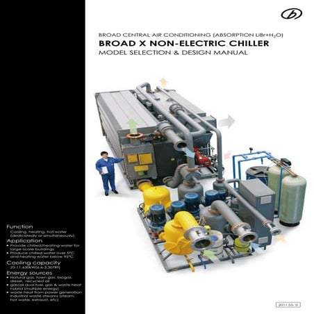 Broad x generation non electrical chiller-2011 | PDF