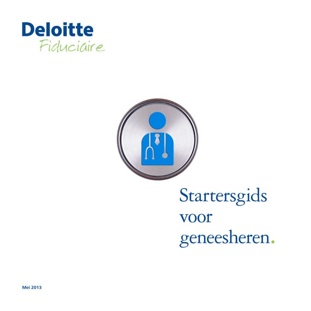 Brochure Startersgids voor Geneesheren | PDF