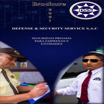 Brochure Defense & Security Service SAC 2019 | PDF