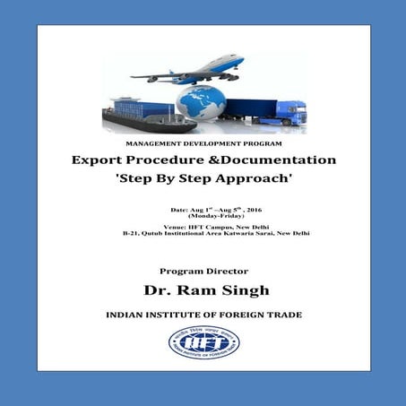 Export procedure and documentation | PPTX