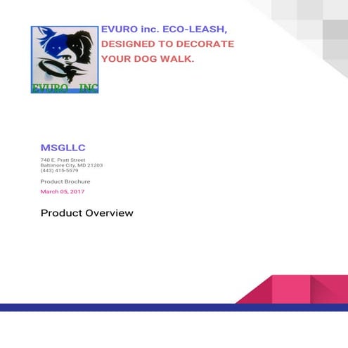 EVURO LIFE Leash / scooper systems | PDF