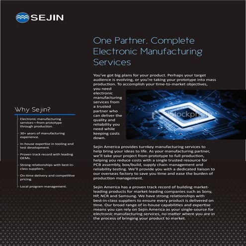 Sejin Datasheet | PDF