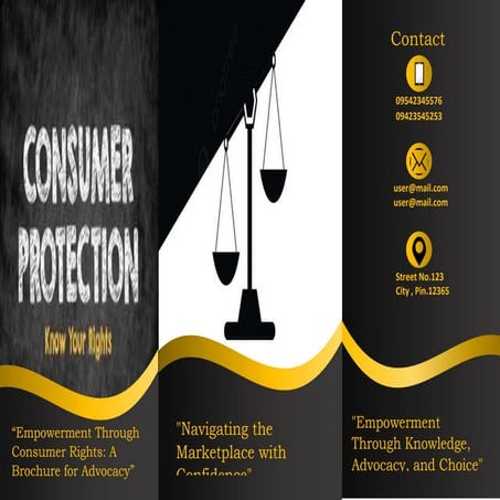 Consumer Protection and their rights .pptx
