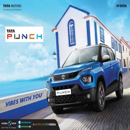 Tata Punch brochure with complete detail of all the variants | PDF