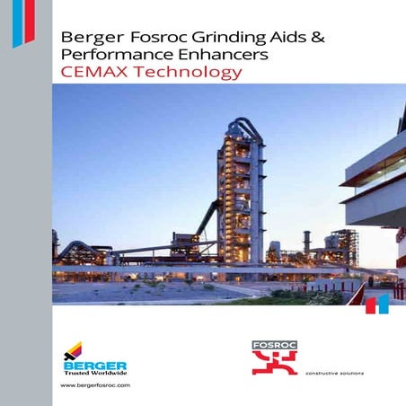 Cement Grinding Aid of Berger Fosroc Ltd | PDF