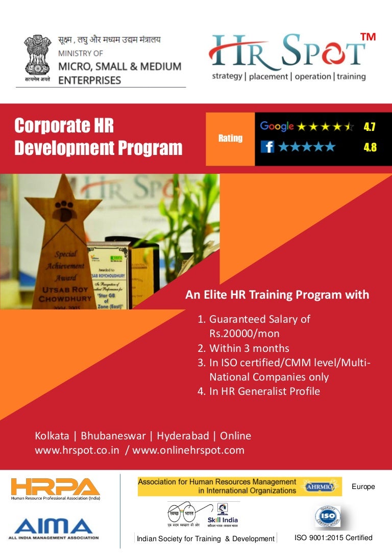 Advance Human Resource Management - HR Training India