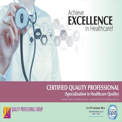 Certified Quality Professional Specialization in Healthcare Quality | PDF