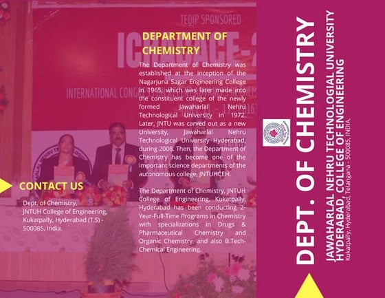 Statement Of Purpose In Chemistry | PDF