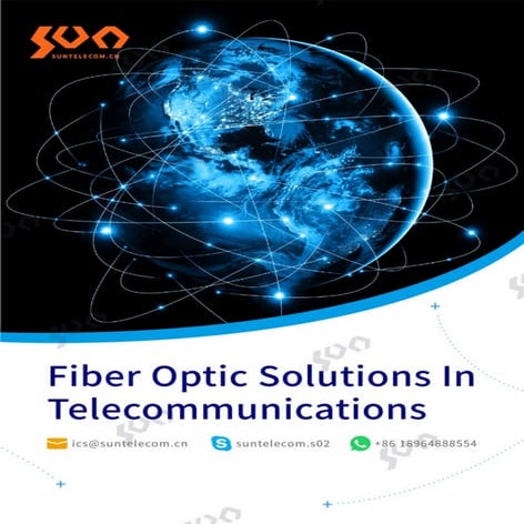 Fiber Optic Solutions In Telecommunications | PDF | Telecommunications ...