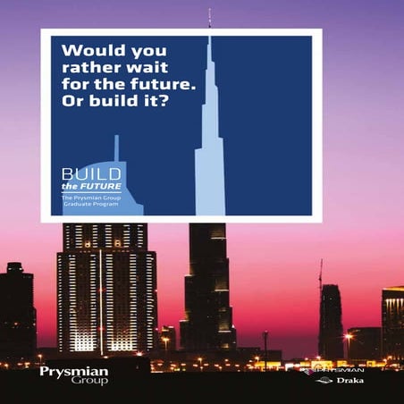 Brochure graduate Program Prysmian 2016 | PDF | Business Administration ...