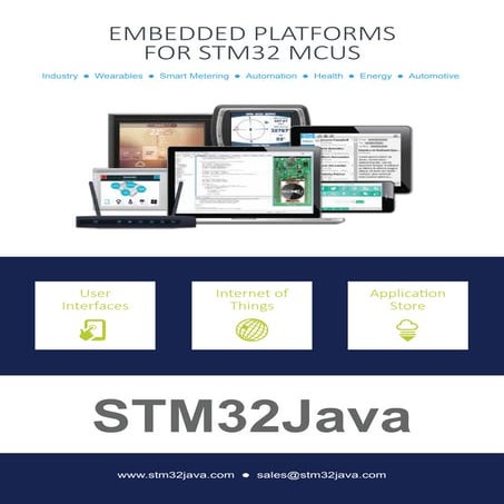 STM32JAVA EMBEDDED PLATFORMS FOR STM32 MCUS | PDF