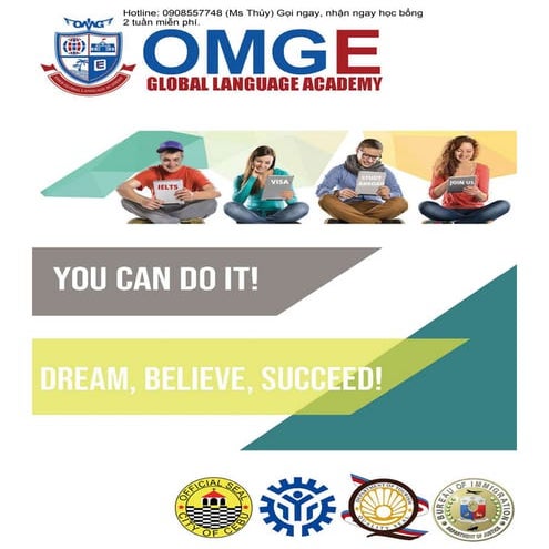 Brochure trường Anh ngữ OMGE 2019 | PDF