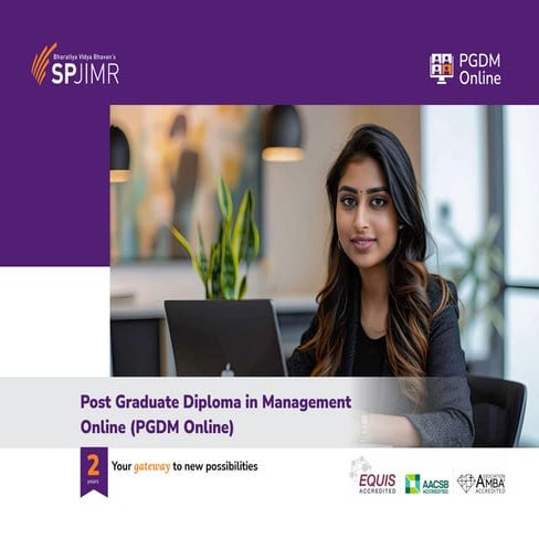 Brochure - PGDMhi the real story of career | PDF