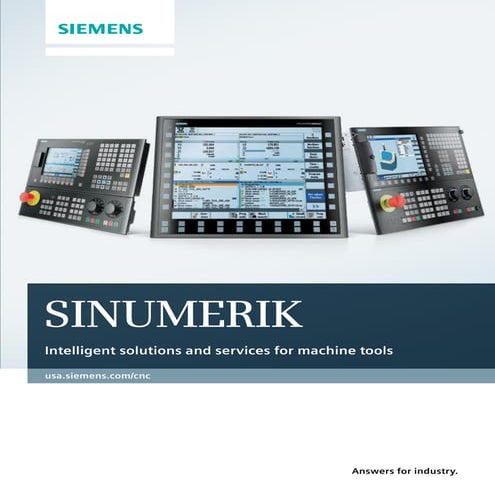 Brochure sinumerik | PDF