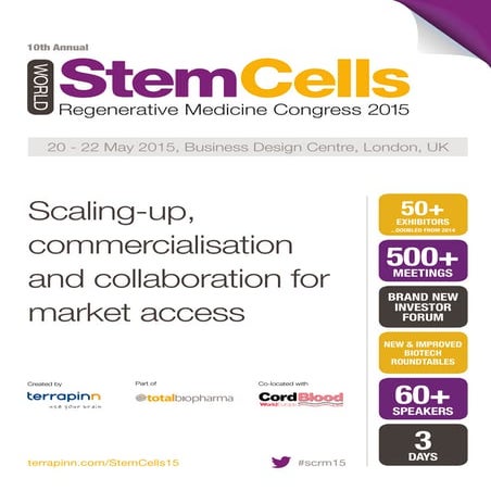 Brochure (1) 10th Annual World Stem Cells & Regenerative Medicine ...