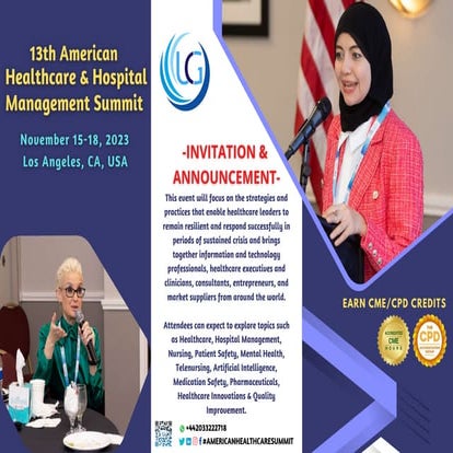 Brochure_13th American Healthcare & Hospital Management Summit ...