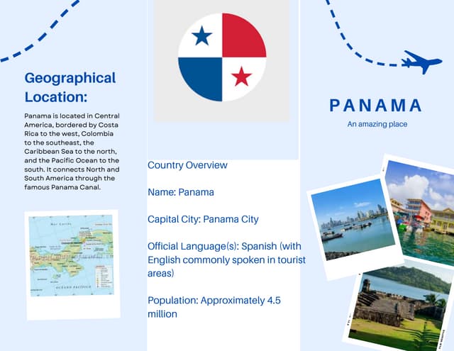 Panama Powerpoint in English | PDF | South America Travel | Travel Locations
