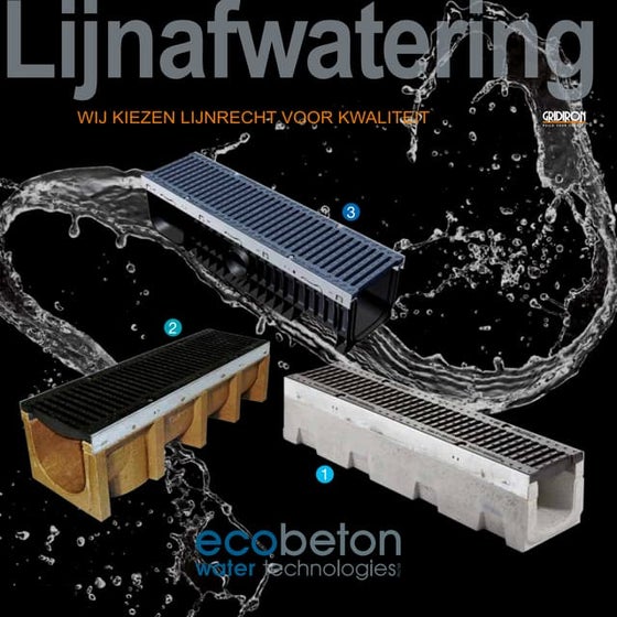Ecobeton - Brochure lijnafwatering | PPT