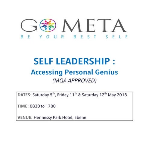 Self Leadership Course Brochure | PDF