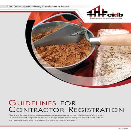 Brochure contractor registration_guidelines | PDF