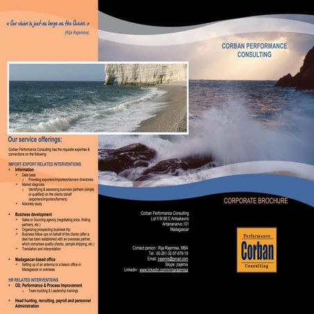 Brochure corban v2 | PDF