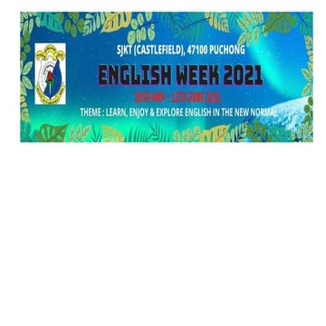 Brochure English Week 2021.pptx | Fan Conventions | Events