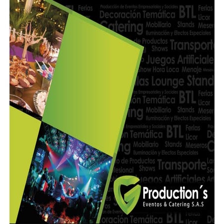 Brochure g productions eventos & catering s.a.s | PPT