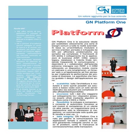 GN platform one | PDF
