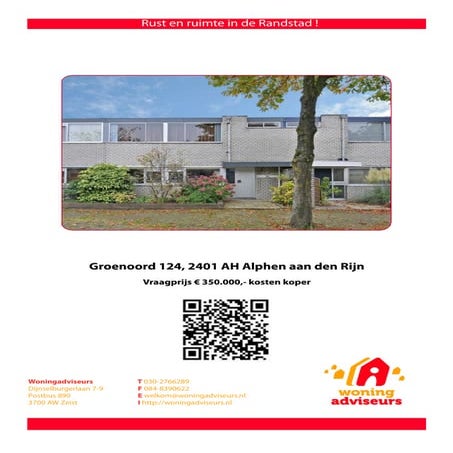 Brochure groenoord 124 te alphen aan den rijn | PDF