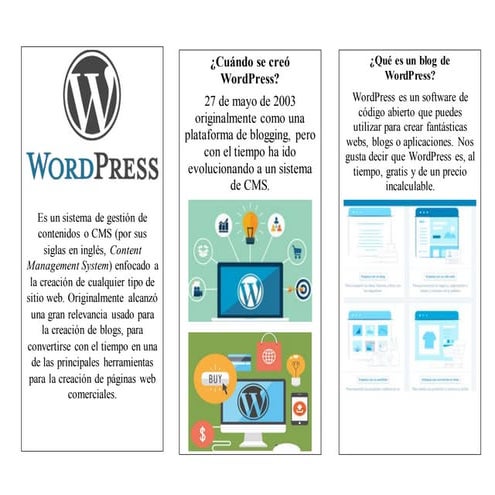 Brochure WordPress | DOCX