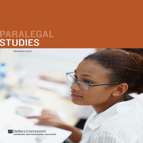 Paralegal Studies Certificate Program