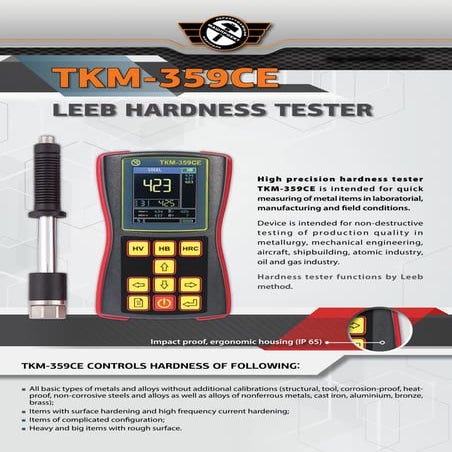 What is leeb hardness tester and how work its | PDF