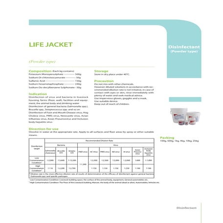 Brochure lifejacket | PDF | Infectious Diseases | Diseases and Conditions