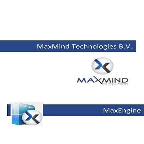 Brochure MaxMind MaxEngine | PDF